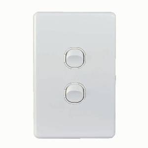 Switch Vertical 2 Gang 10AX/16A 250V - Sydney Building Materials
